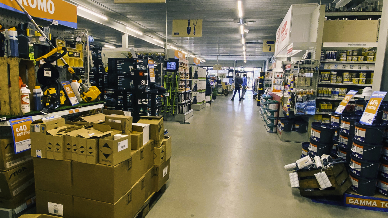 Gamma - Shoppen in Heist op den Berg